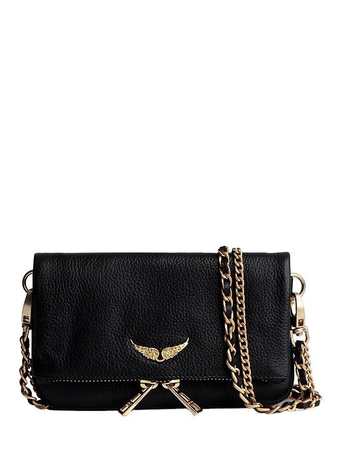 ZADIG&VOLTAIRE Zadig & Voltaire Rock Nano Grained Leather Crossbody Bag